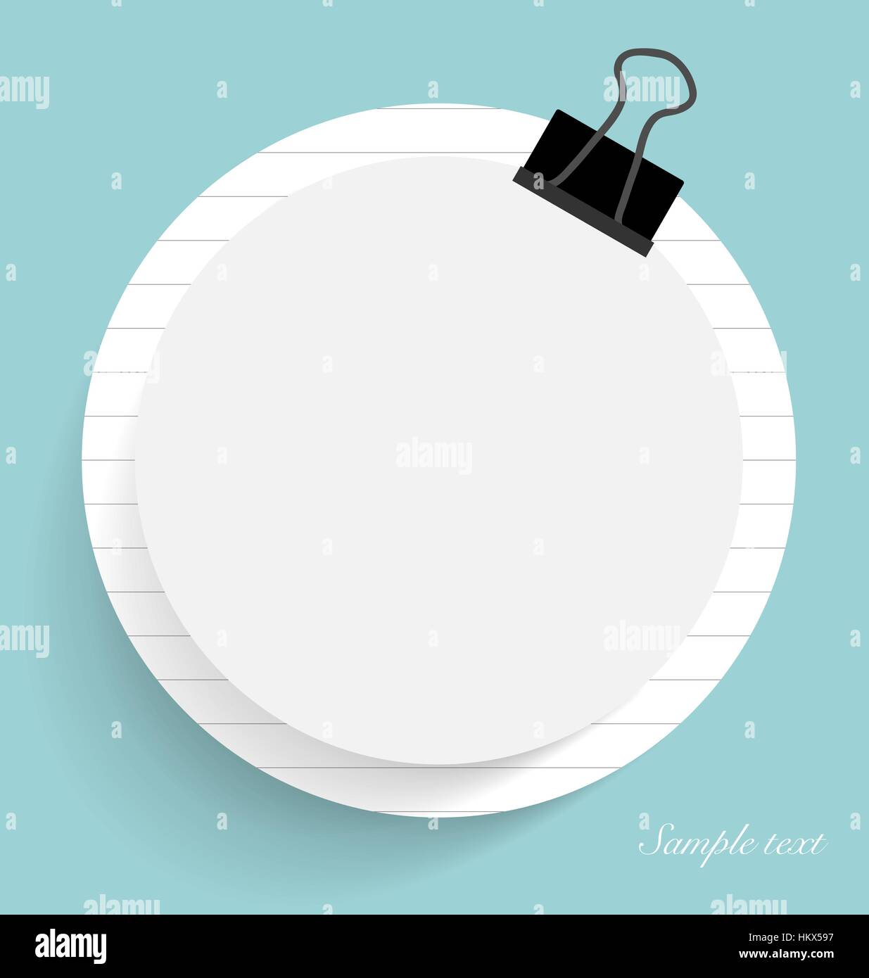 Note papers, ready for your message. Vector illustration Stock Vector ...