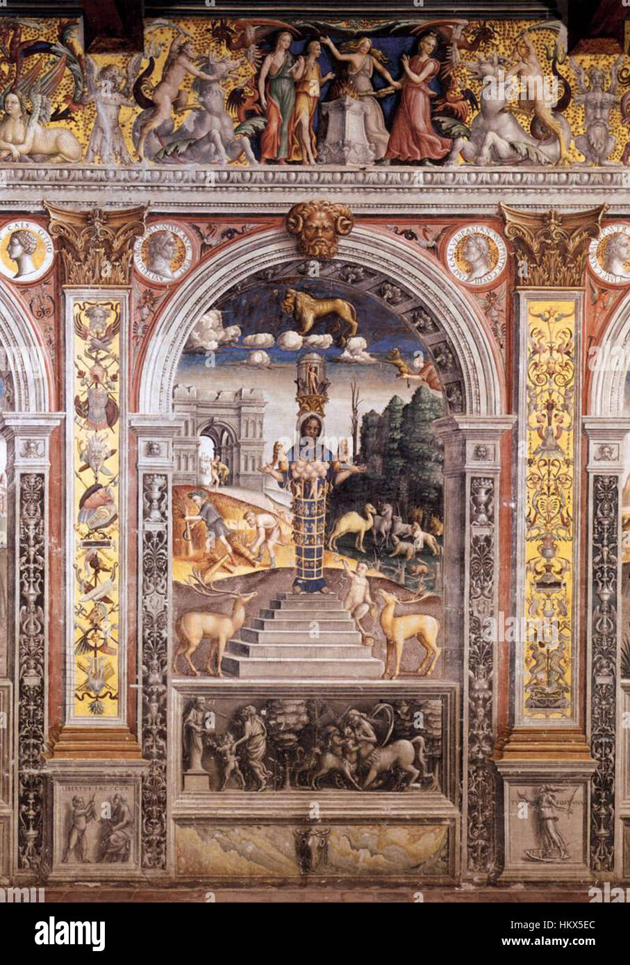 Giovanni Maria Falconetto’s 'Sign of Leo' is a Renaissance painting ...