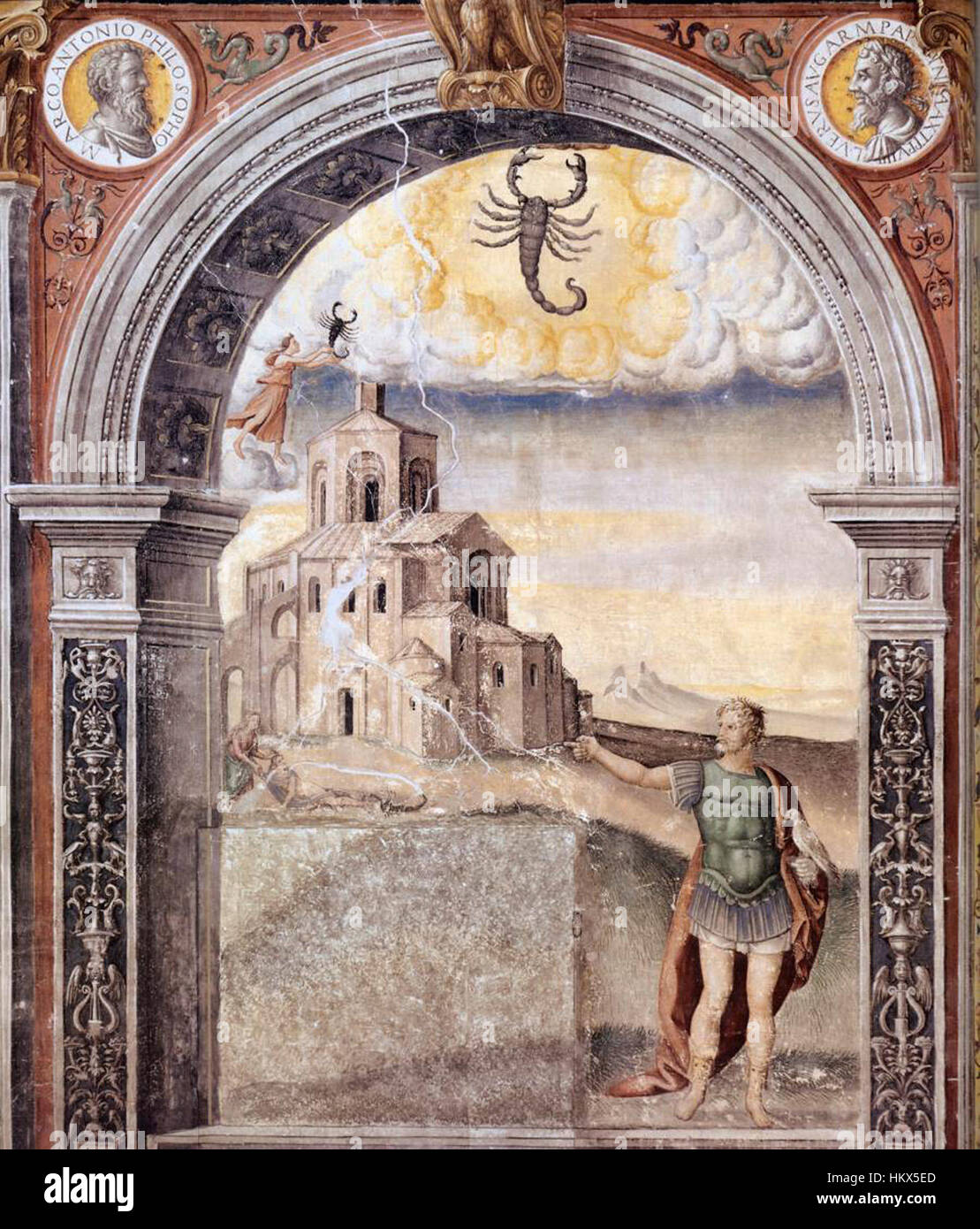 Giovanni Maria Falconetto - Sign of Scorpio - WGA07756 Stock Photo - Alamy