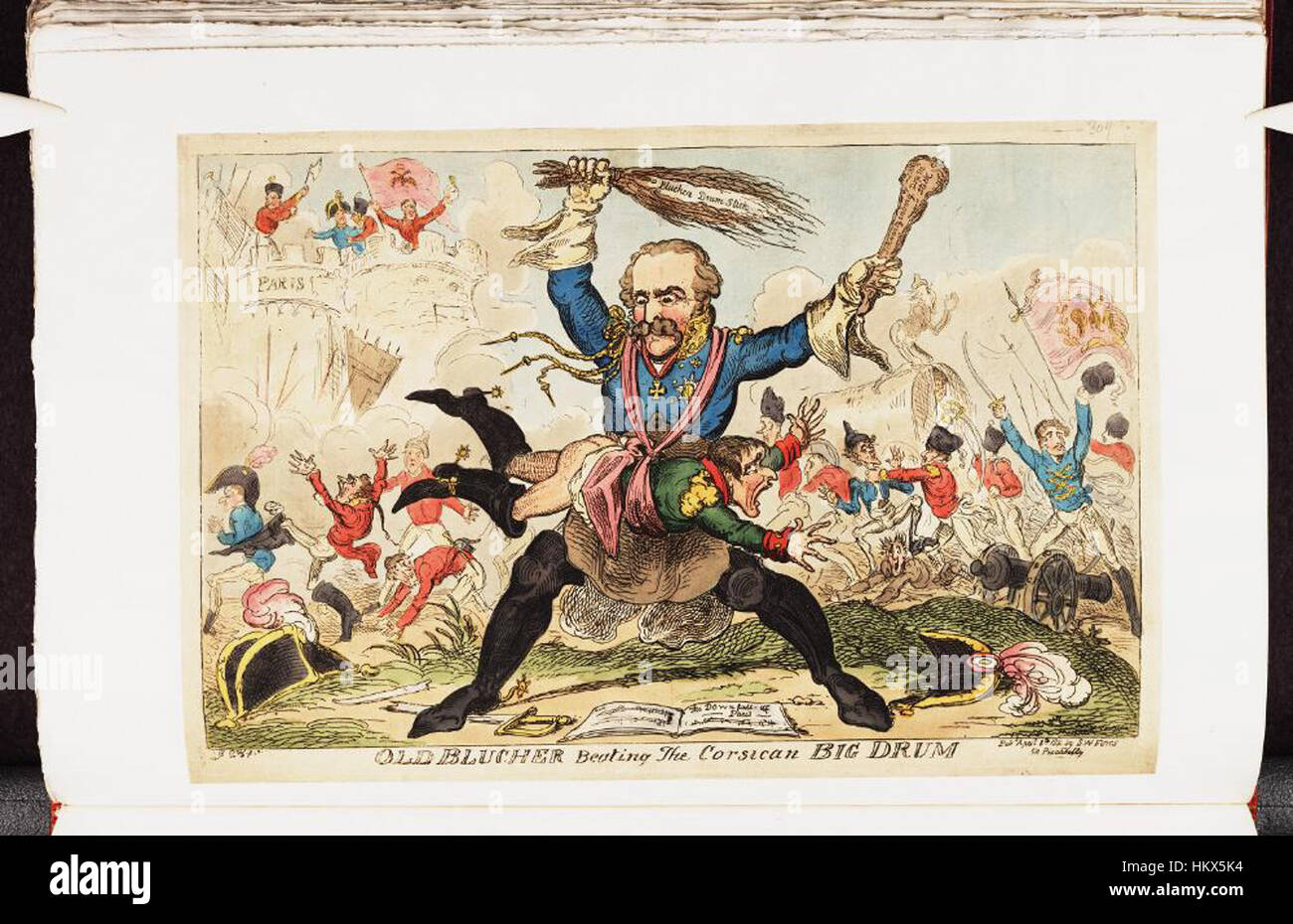 This image captures Old Blucher, a historical figure, depicted in ...