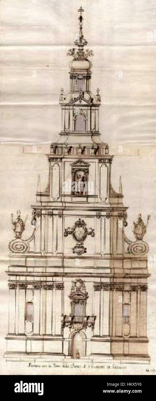 This painting by Gisleni depicts St. John's Cathedral in Warsaw ...