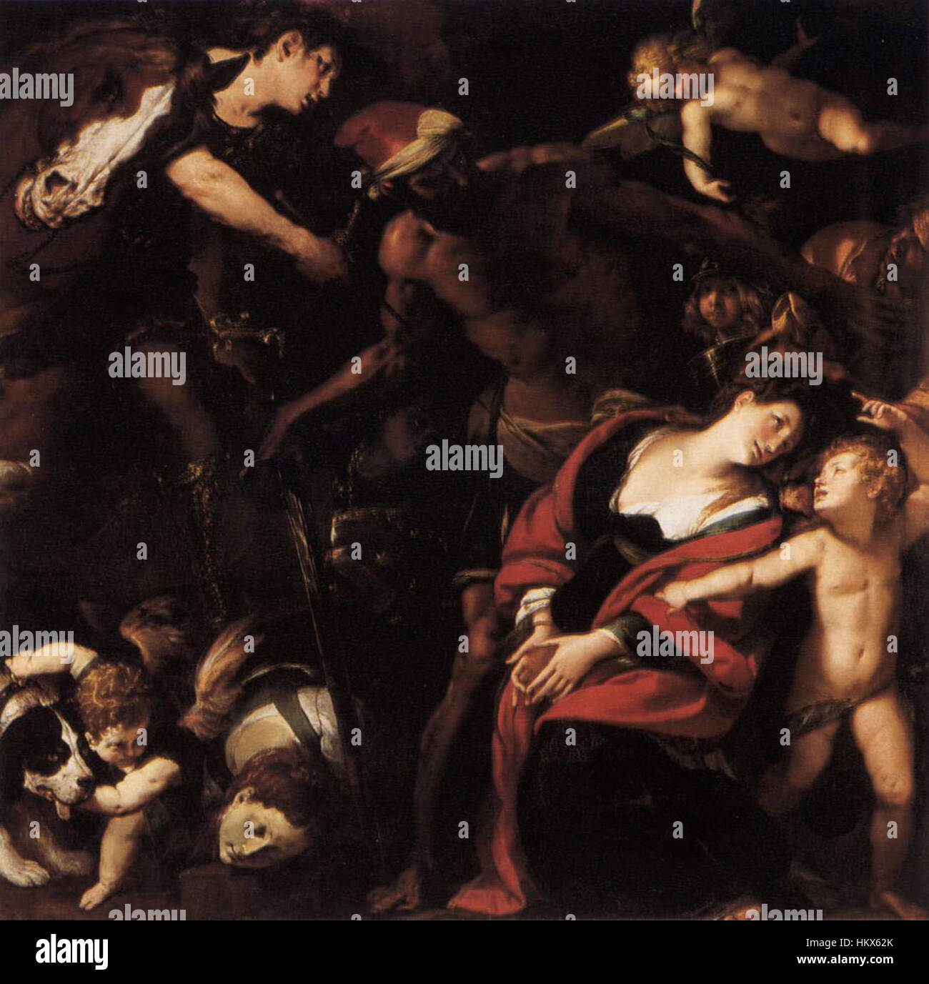 This painting by Giulio Cesare Procaccini depicts the martyrdom of ...