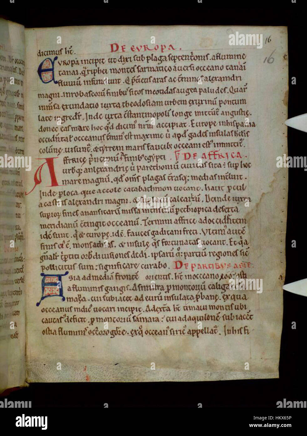 The 'Opusculum de ratione spere' manuscript, housed in the Bodleian ...