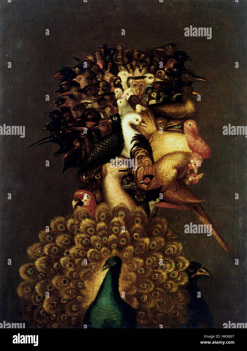 Giuseppe Arcimboldo's 'Air' is part of his famous series of 'elements ...