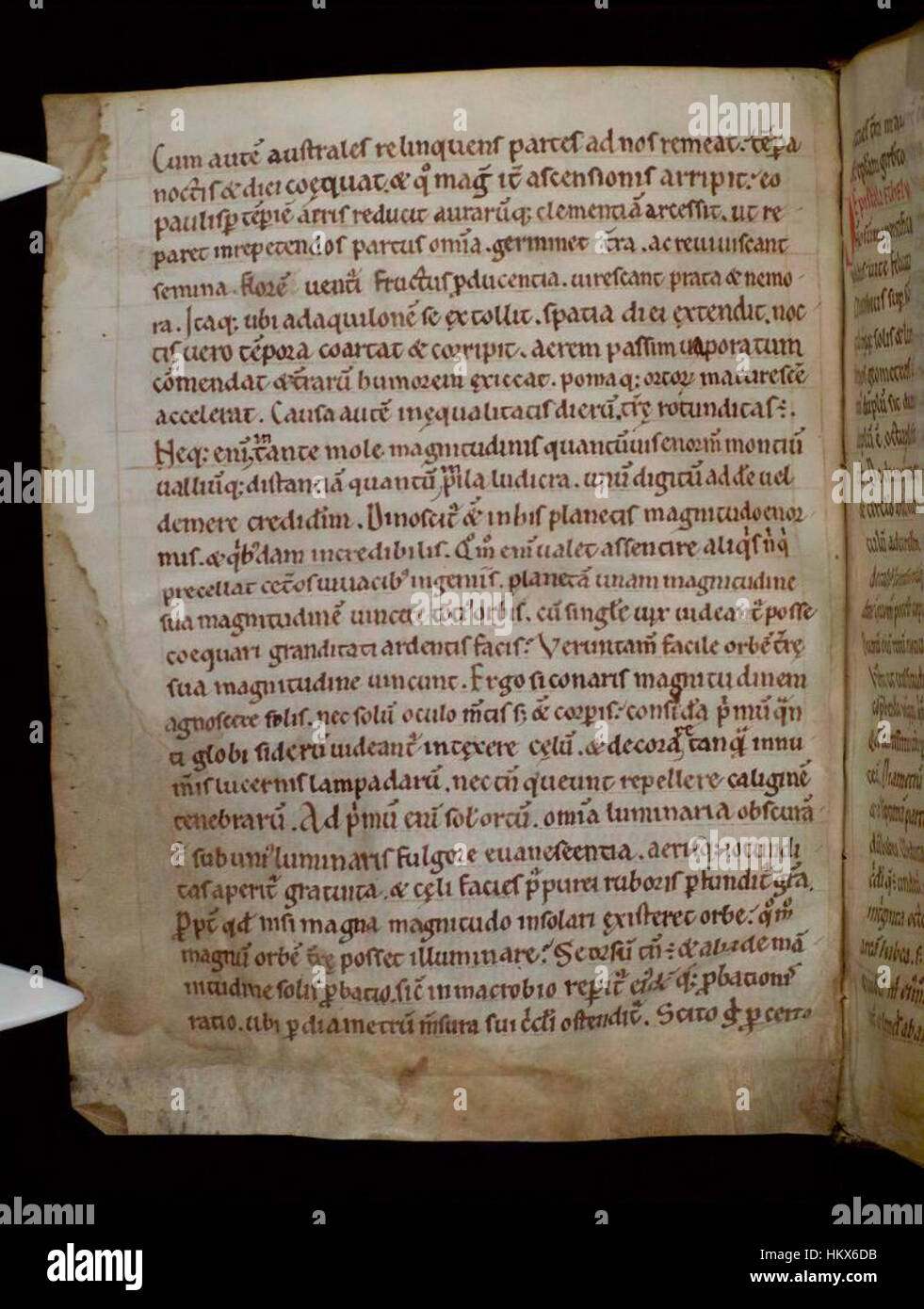 The manuscript 'Opusculum de ratione spere 23v' from the Bodleian ...