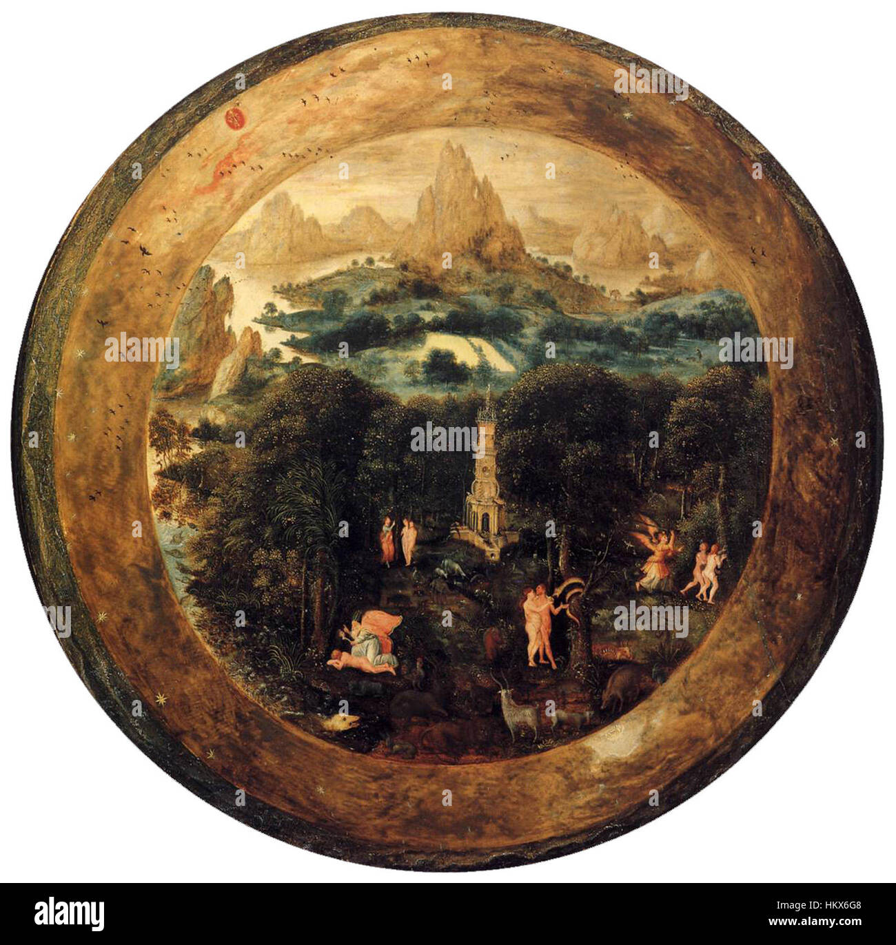 This work by Herri met de Bles is a 16th-century painting featuring ...