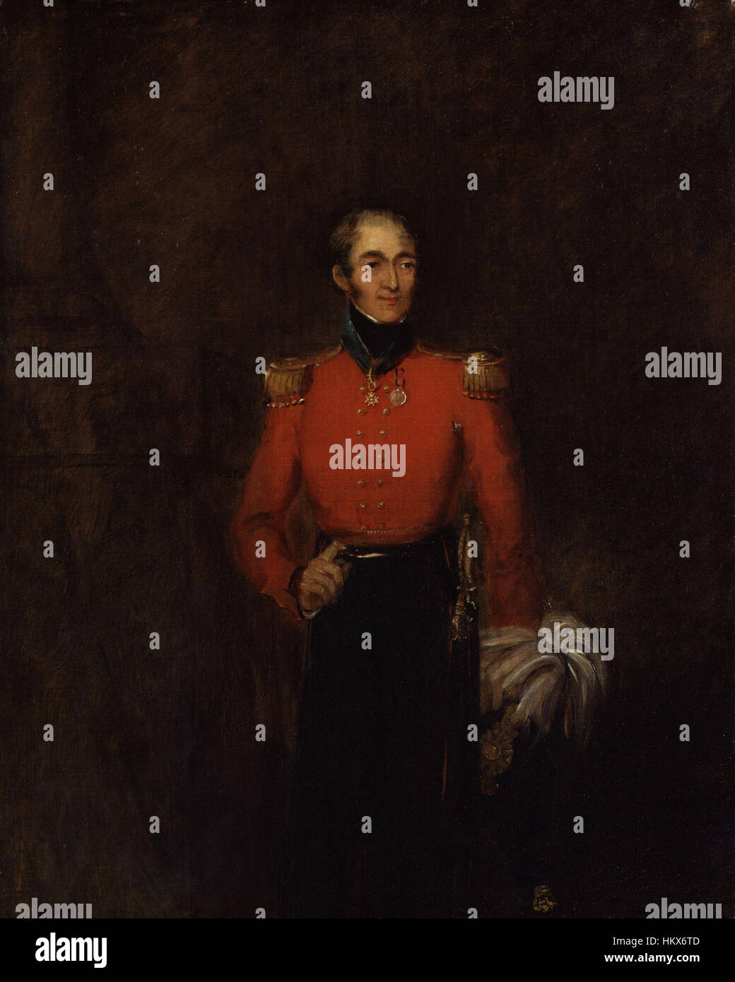 This oil painting by William Salter depicts John William Fremantle, a ...