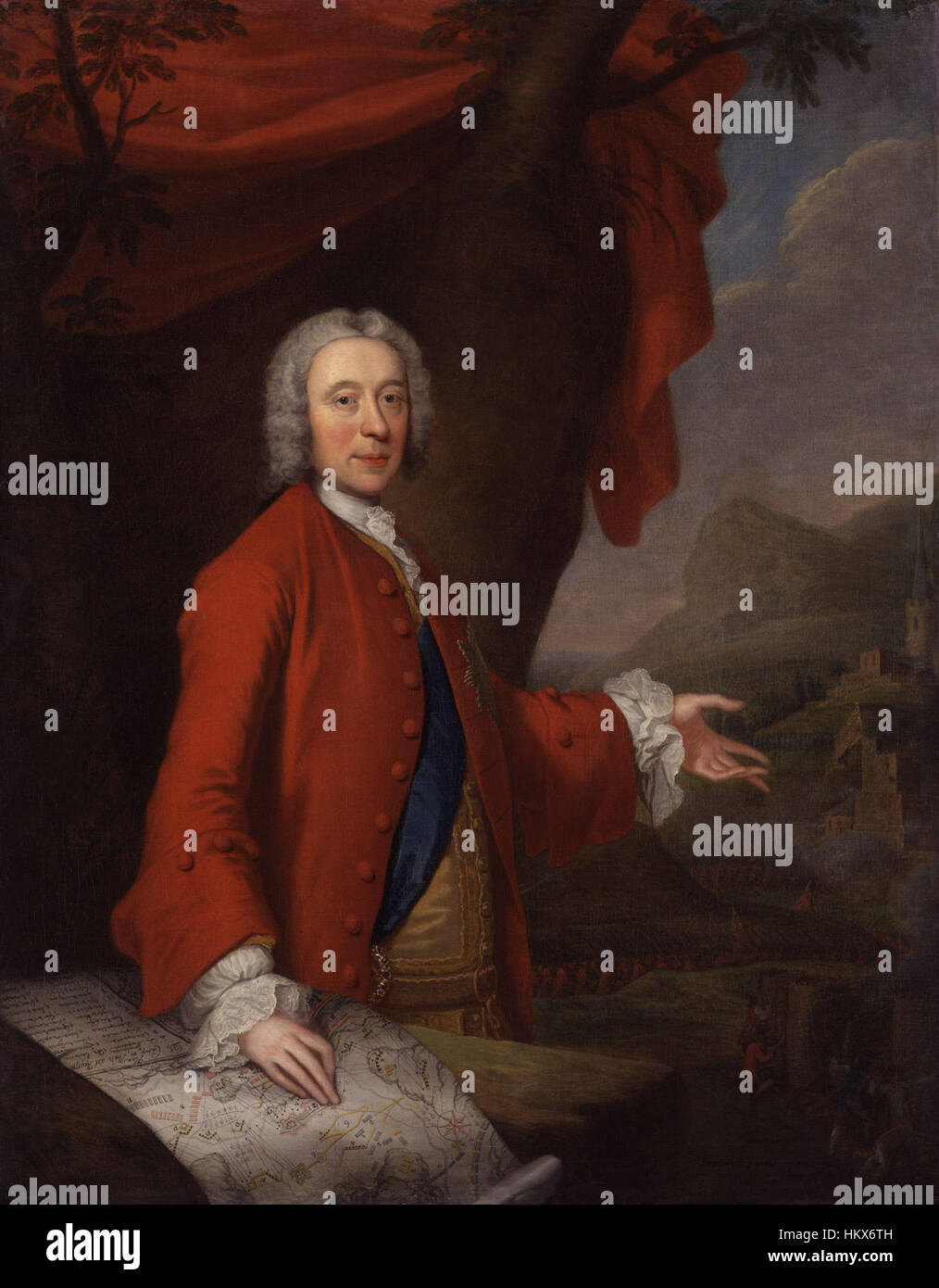 This portrait by Thomas Bardwell depicts John Campbell, 2nd Duke of ...