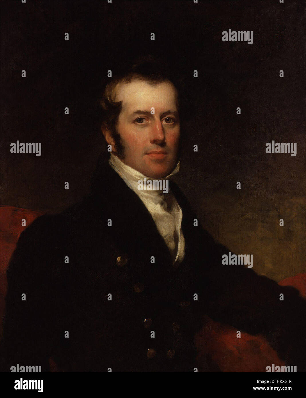 This painting by Benjamin Rawlinson Faulkner features John George and ...