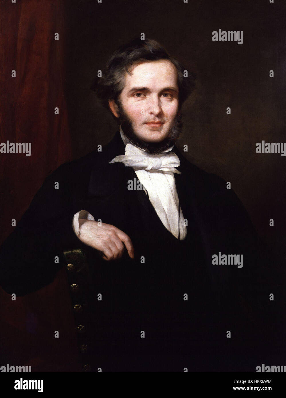 This portrait of John Curwen by William Gush depicts the 19th-century ...