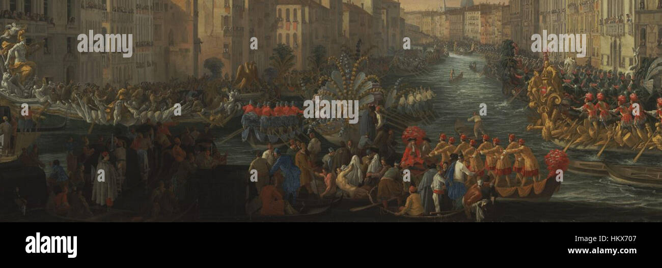 This painting depicts King Frederick IV of Denmark during his visit to ...