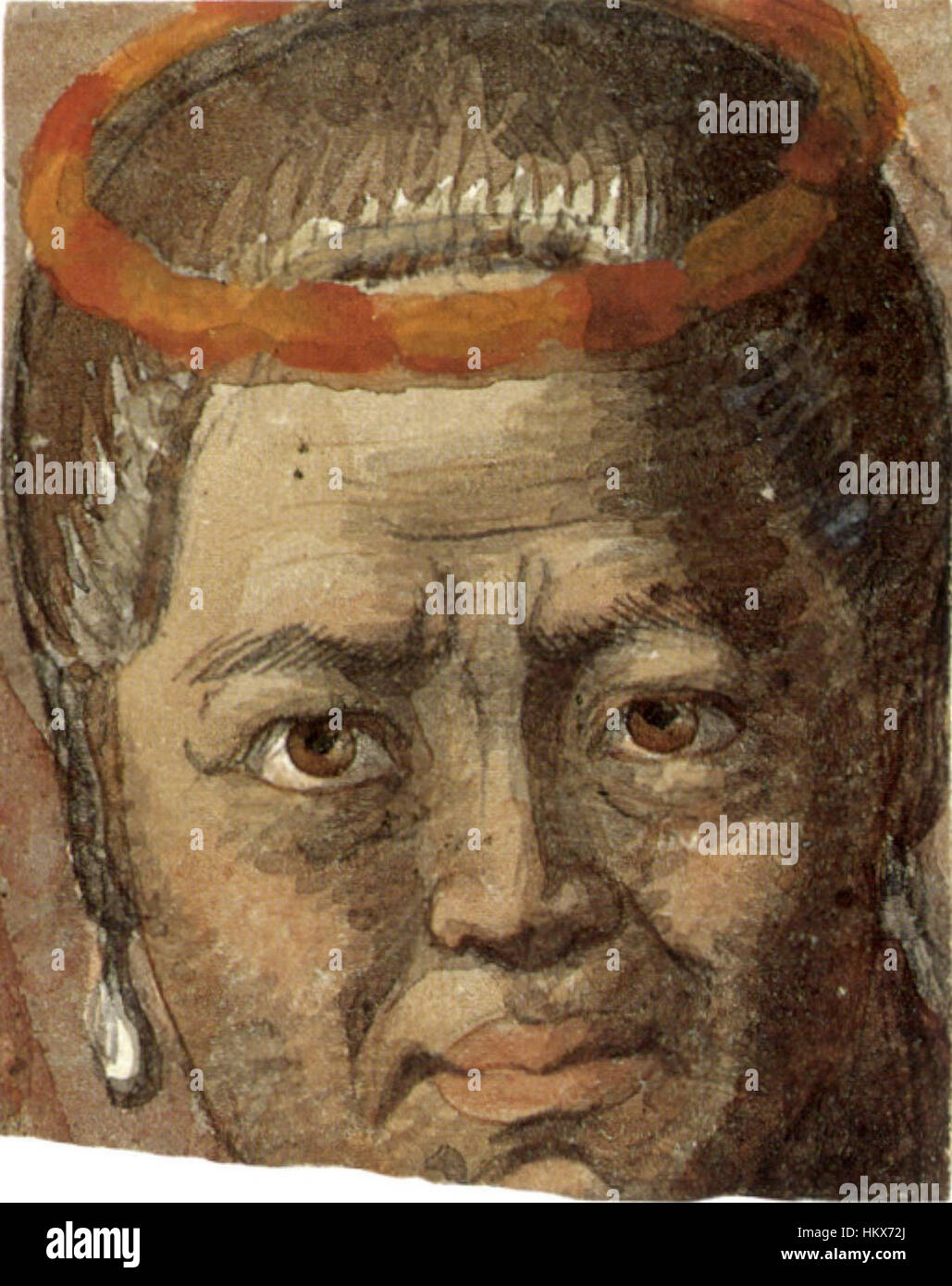 Louis Choris' painting 'Kaahumanu, Woman of the Sandwich Islands ...