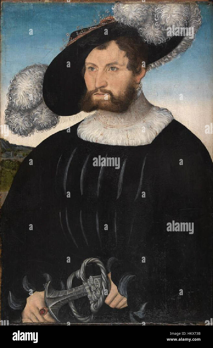 This portrait by Lucas Cranach the Elder, 'Bildnis des Herrn A. von ...