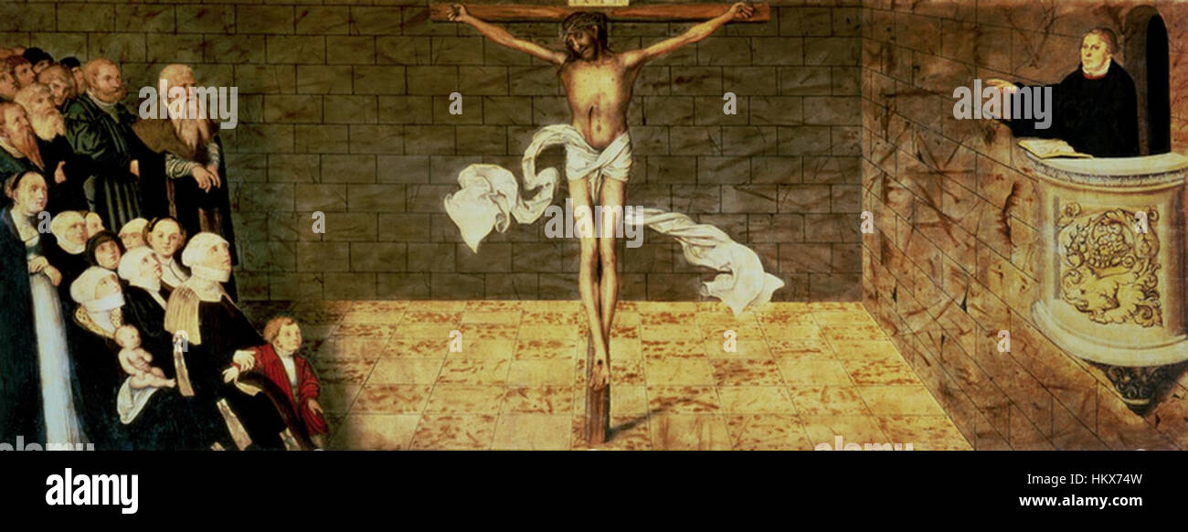 The *Reformationsaltar* by Lucas Cranach the Younger is a masterpiece ...