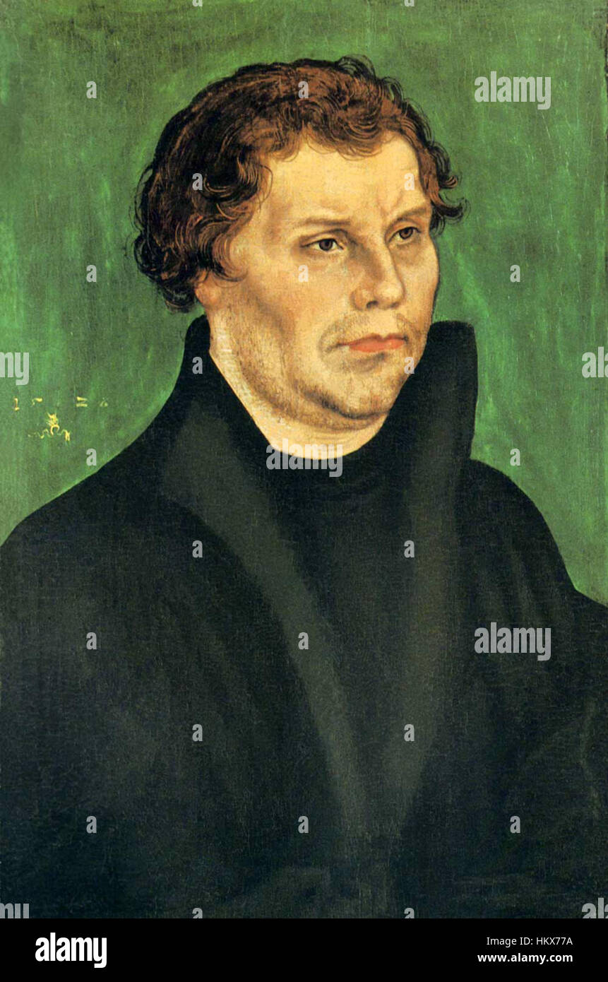 The *Martin Luther 1526* artwork portrays the iconic Protestant ...