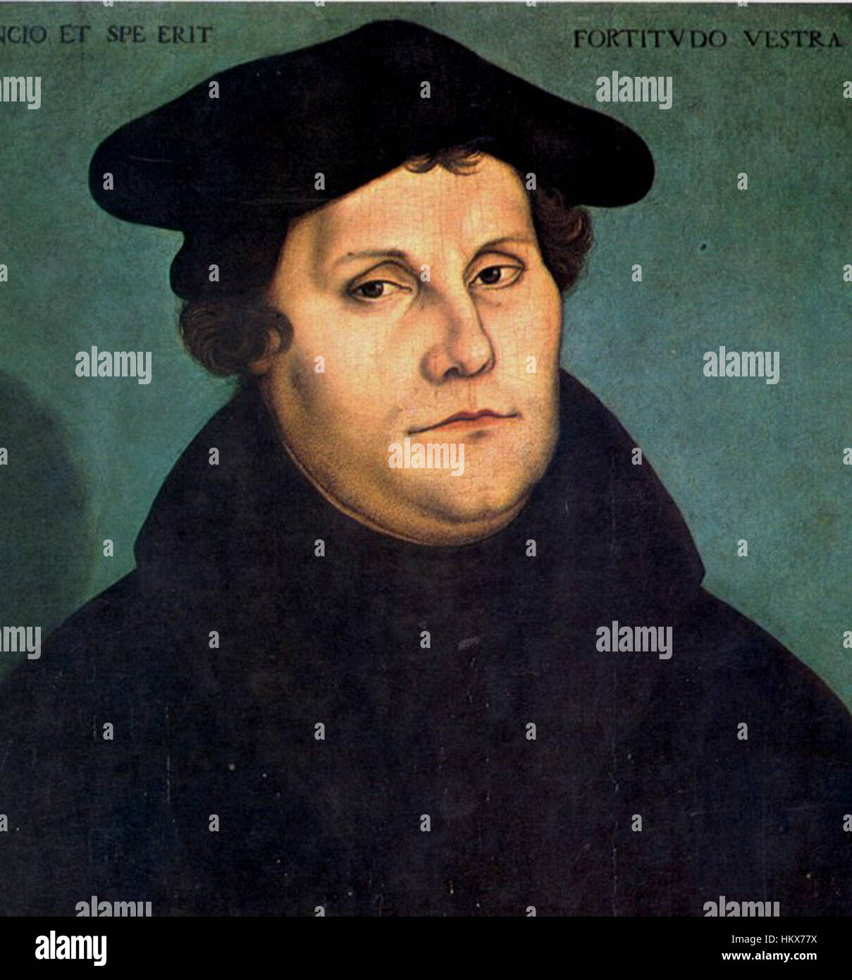 A 1529 portrait of Martin Luther, the seminal figure of the Protestant ...