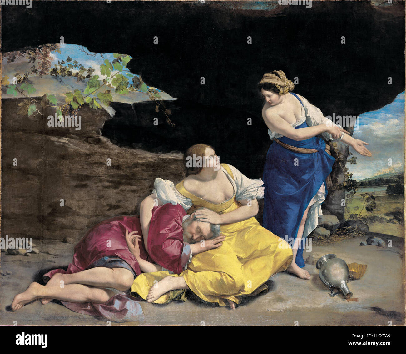 'Orazio Gentileschi’s 'Lot and His Daughters' depicts the Biblical ...