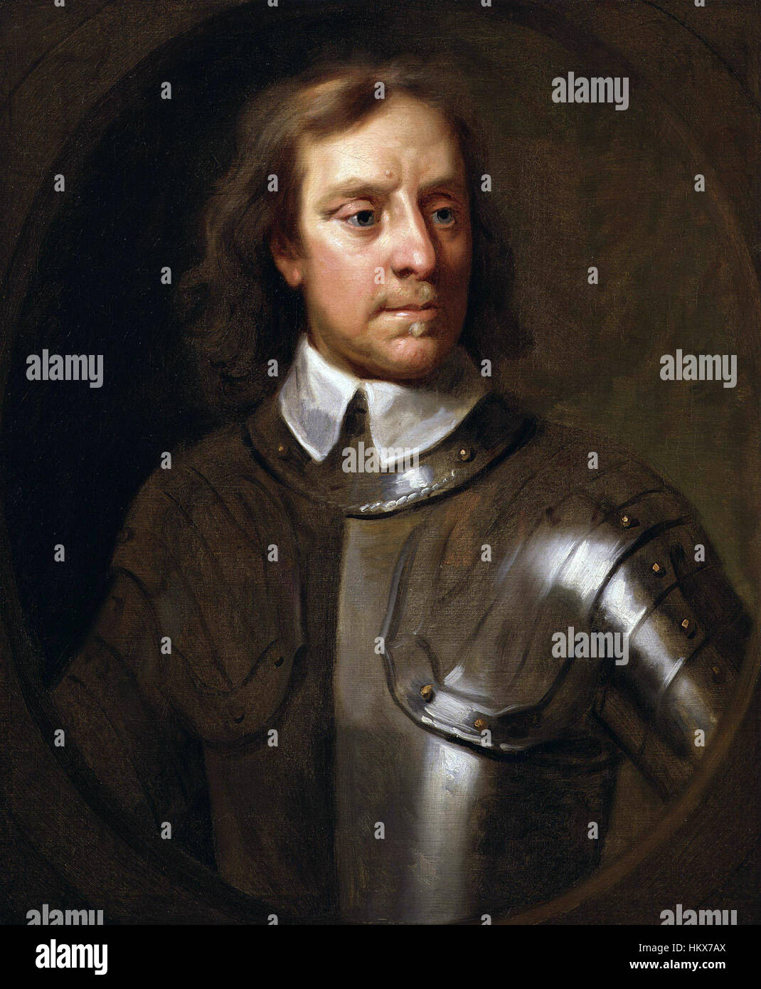 The portrait of Oliver Cromwell by Samuel Cooper, a renowned 17th ...
