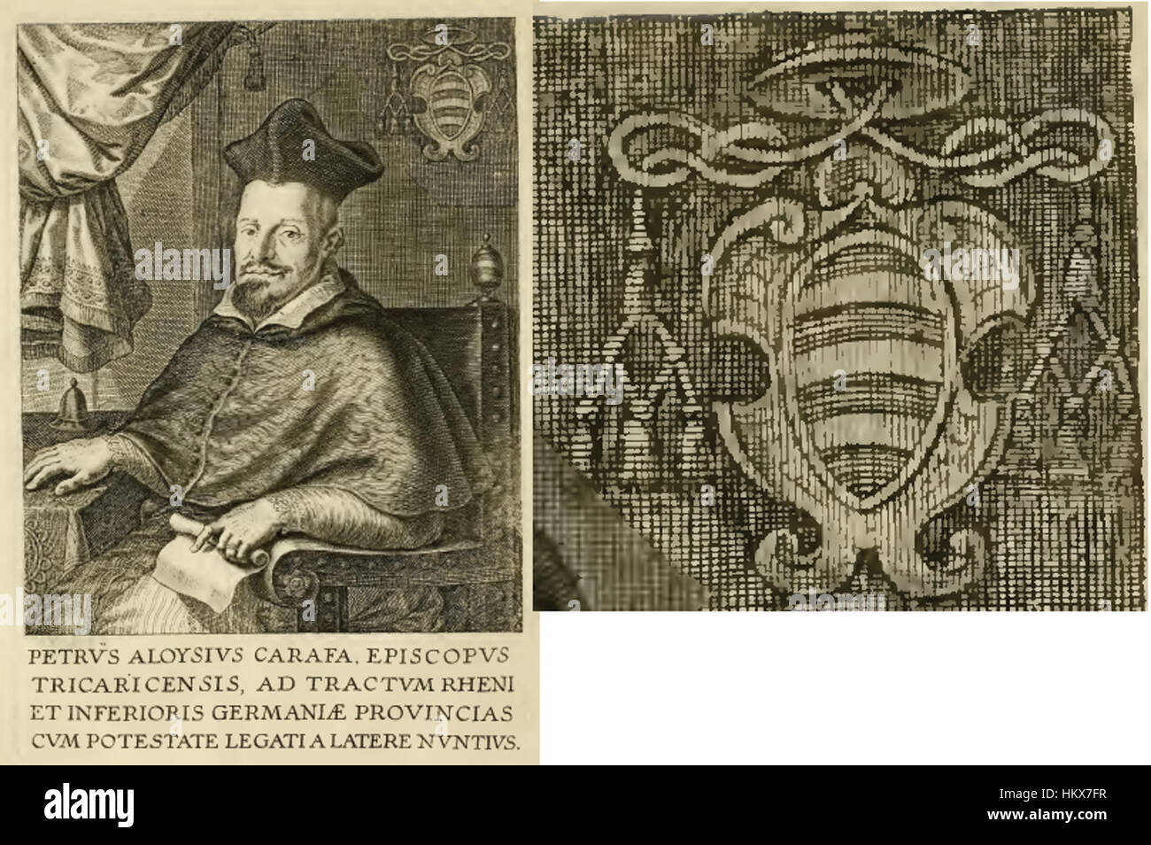 Petra Sancta Symbolis heroicis - Carafa IV. lap Stock Photo - Alamy