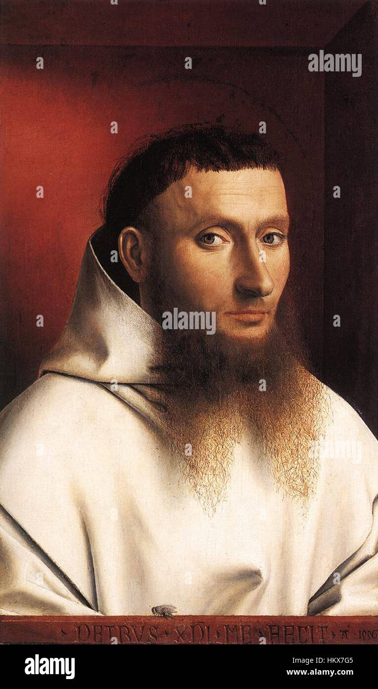 Petrus Christus's 'Portrait of a Carthusian' exemplifies his skill in ...