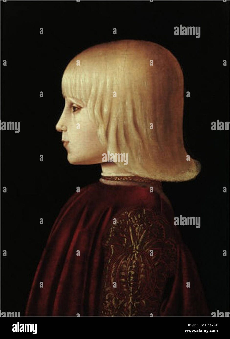 An artwork by Piero della Francesca, known for his use of perspective ...