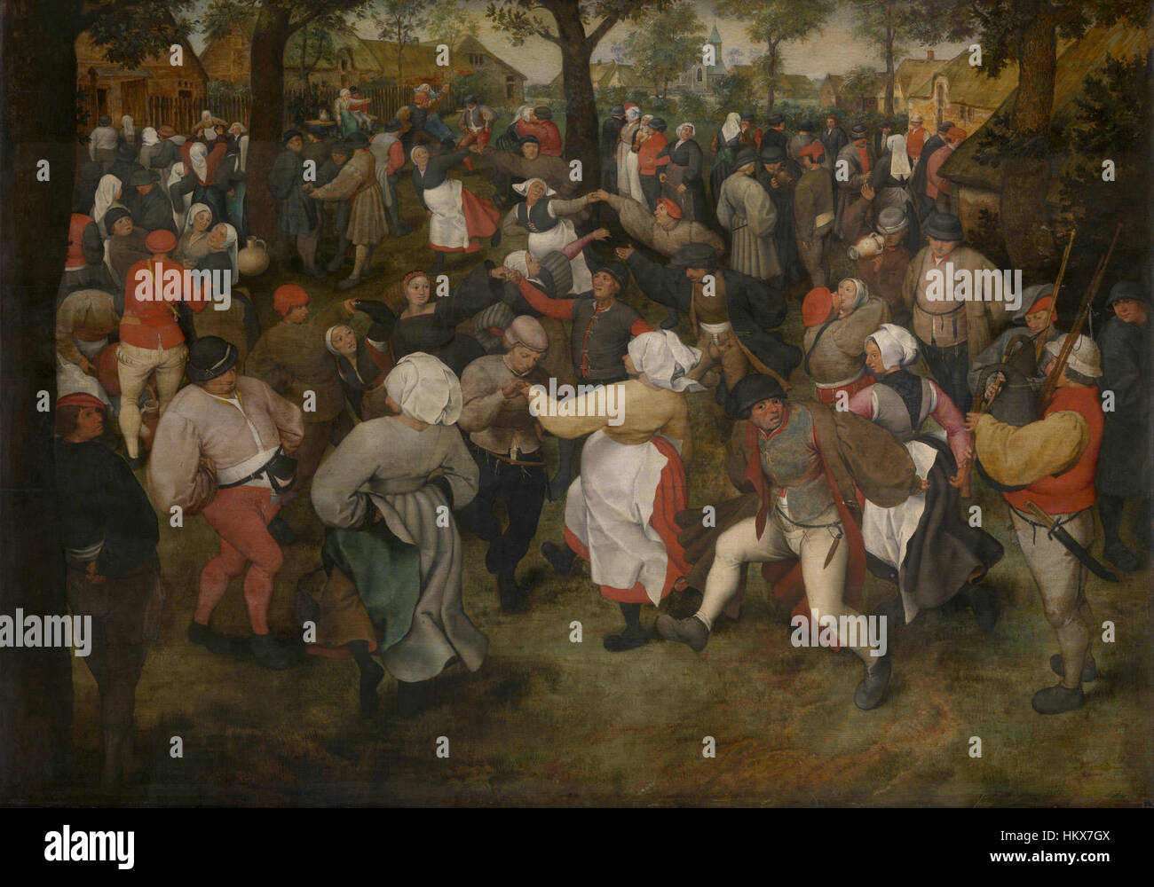 *De dans der bruid* (The Bride's Dance) by Pieter Bruegel the Elder ...