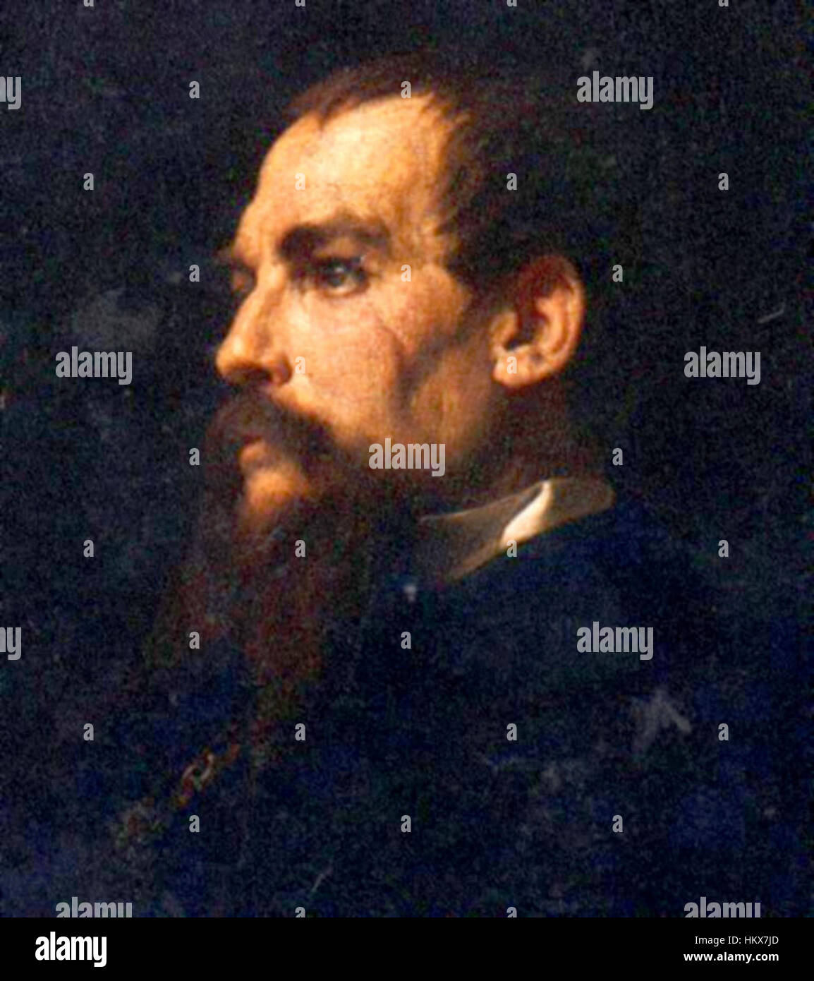 This portrait of Sir Richard Francis Burton, a British explorer ...