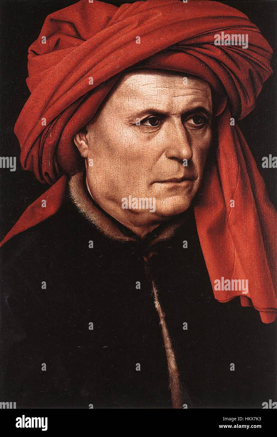 This portrait by Robert Campin is a fine example of 15th-century ...