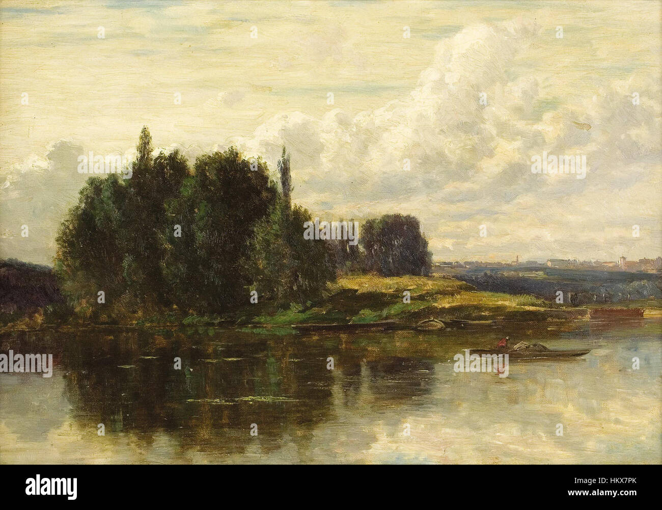 'The River's Edge' by Samuel Lancaster Gerry captures a serene ...