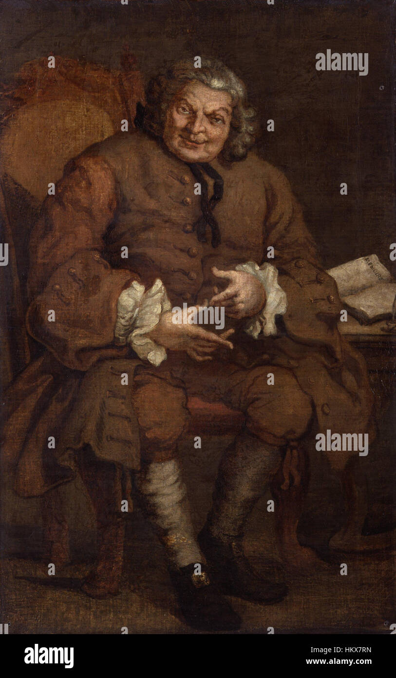This painting by William Hogarth features Simon Fraser, the 11th Baron ...