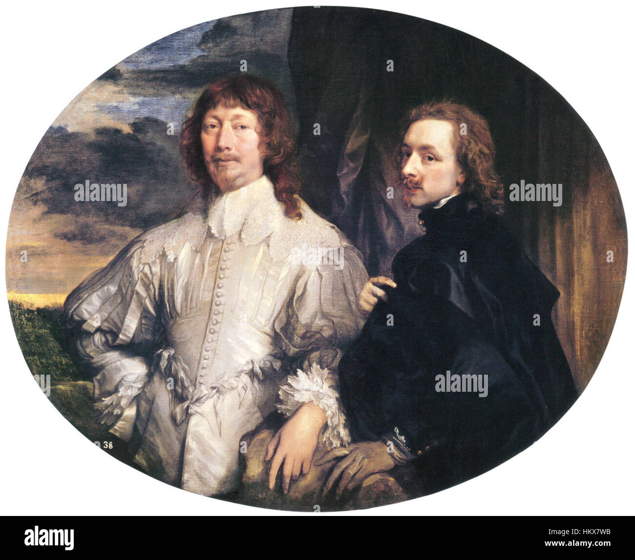 *Sir Endymion Porter and van Dyck* is a portrait painting by Anthony ...