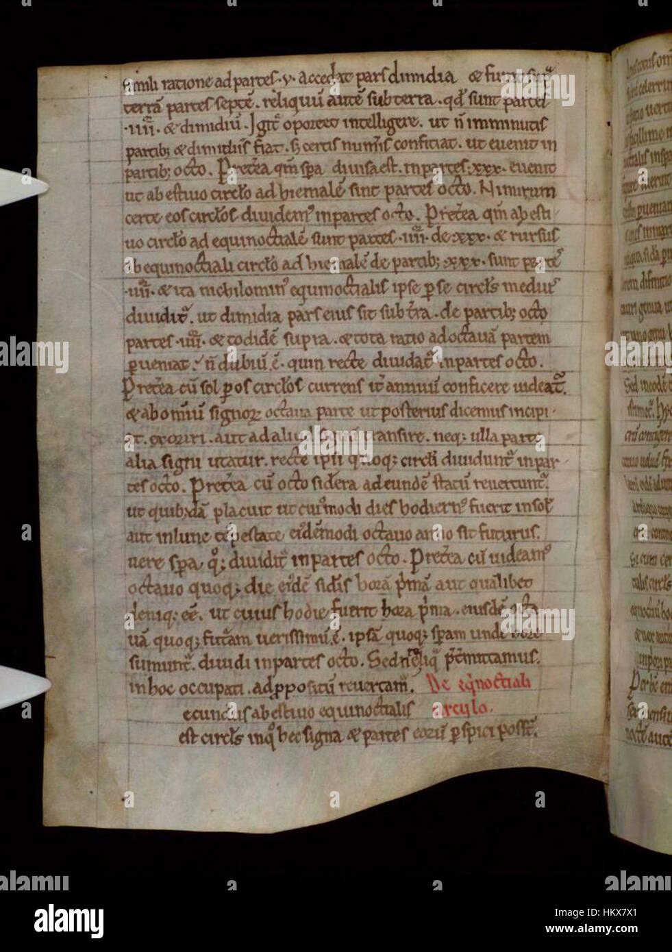 A photograph of a manuscript page from the Bodleian Libraries ...