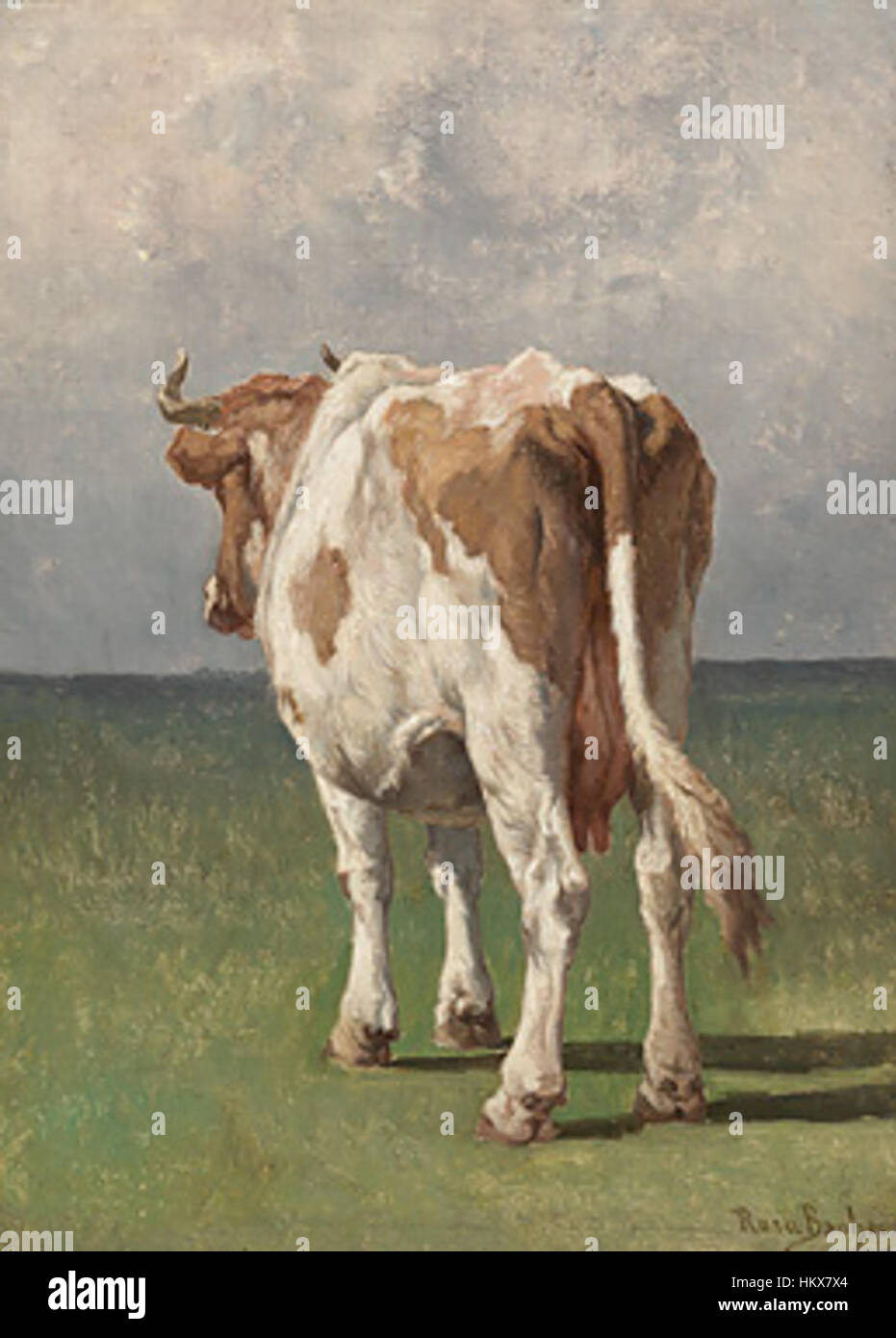 Rosa Bonheur’s *Study of a Cow* is a detailed, realistic depiction of ...