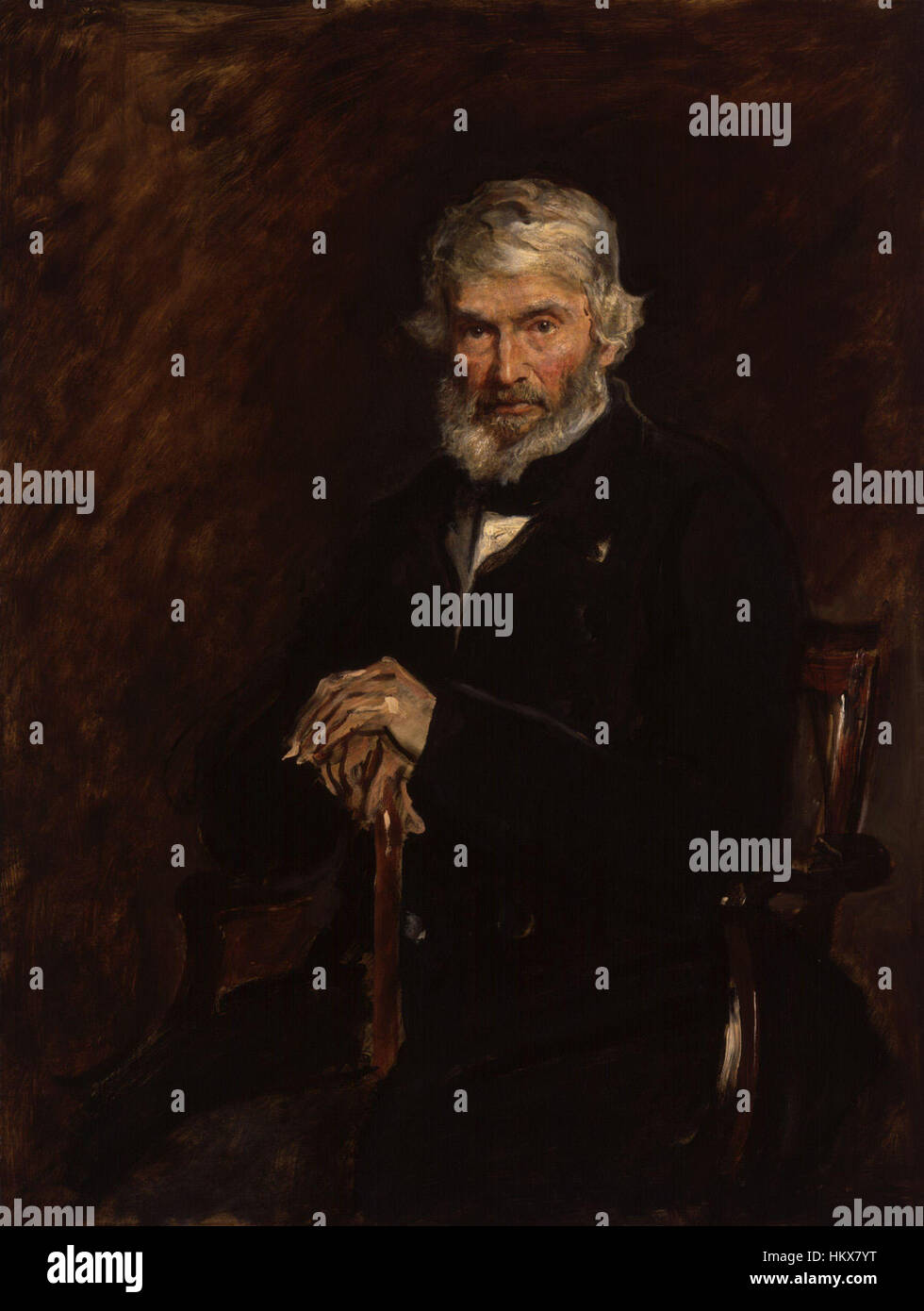 This portrait of Thomas Carlyle, painted by Sir John Everett Millais ...