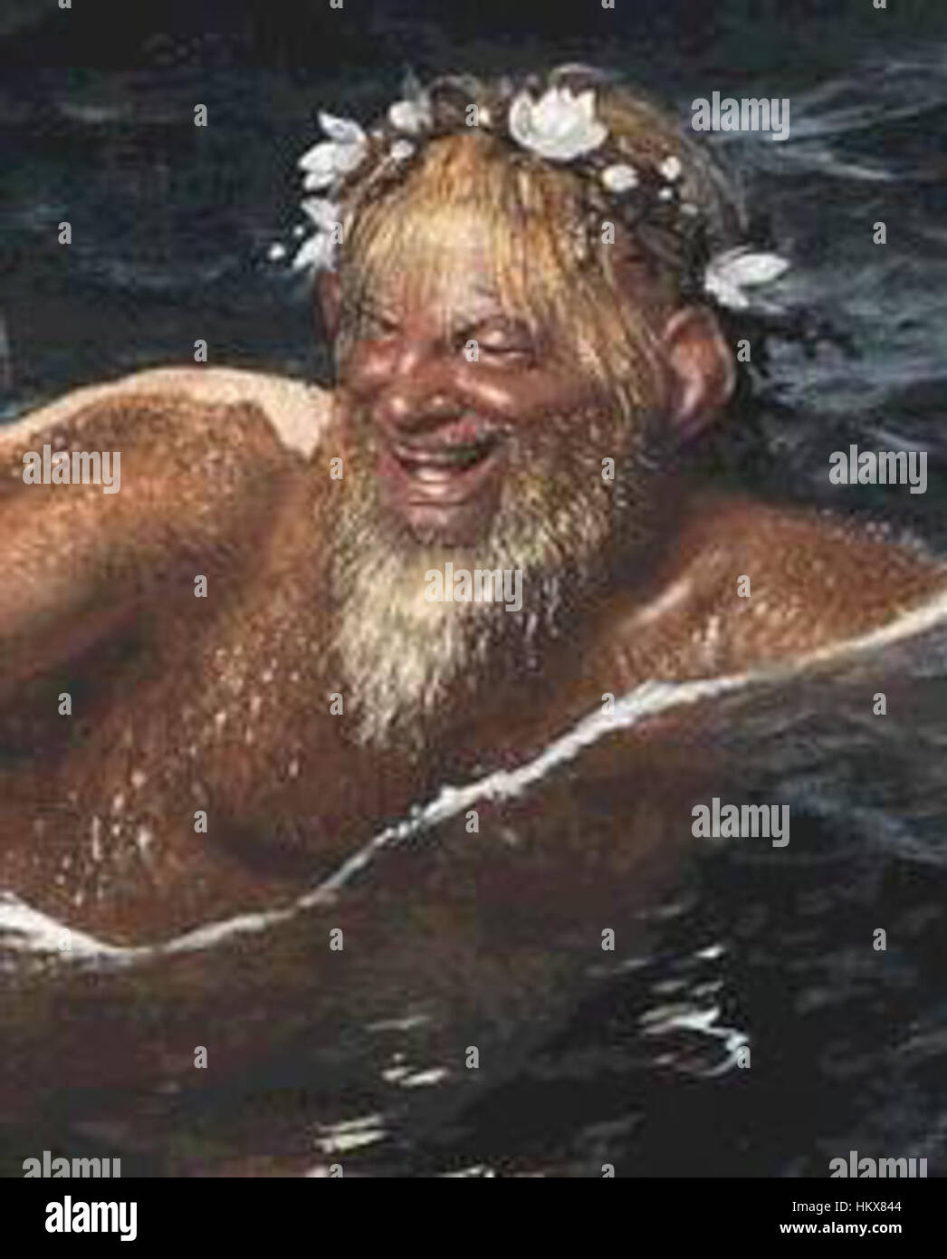 'Wassermann' is a historical artwork that likely represents a theme ...