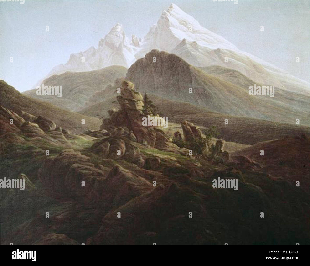 Watzmann friedrich hi-res stock photography and images - Alamy