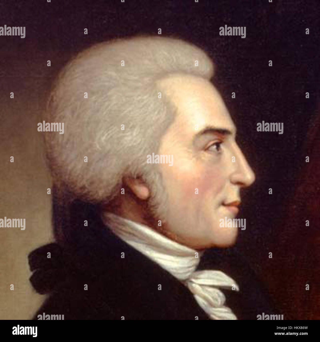 A portrait of William Richardson Davie by Charles Willson Peale, a ...
