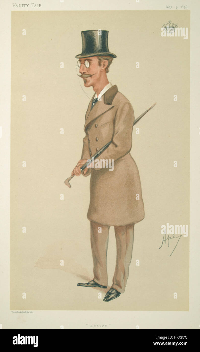 An illustration of Windham Thomas Wyndham-Quin, featured in Vanity Fair ...
