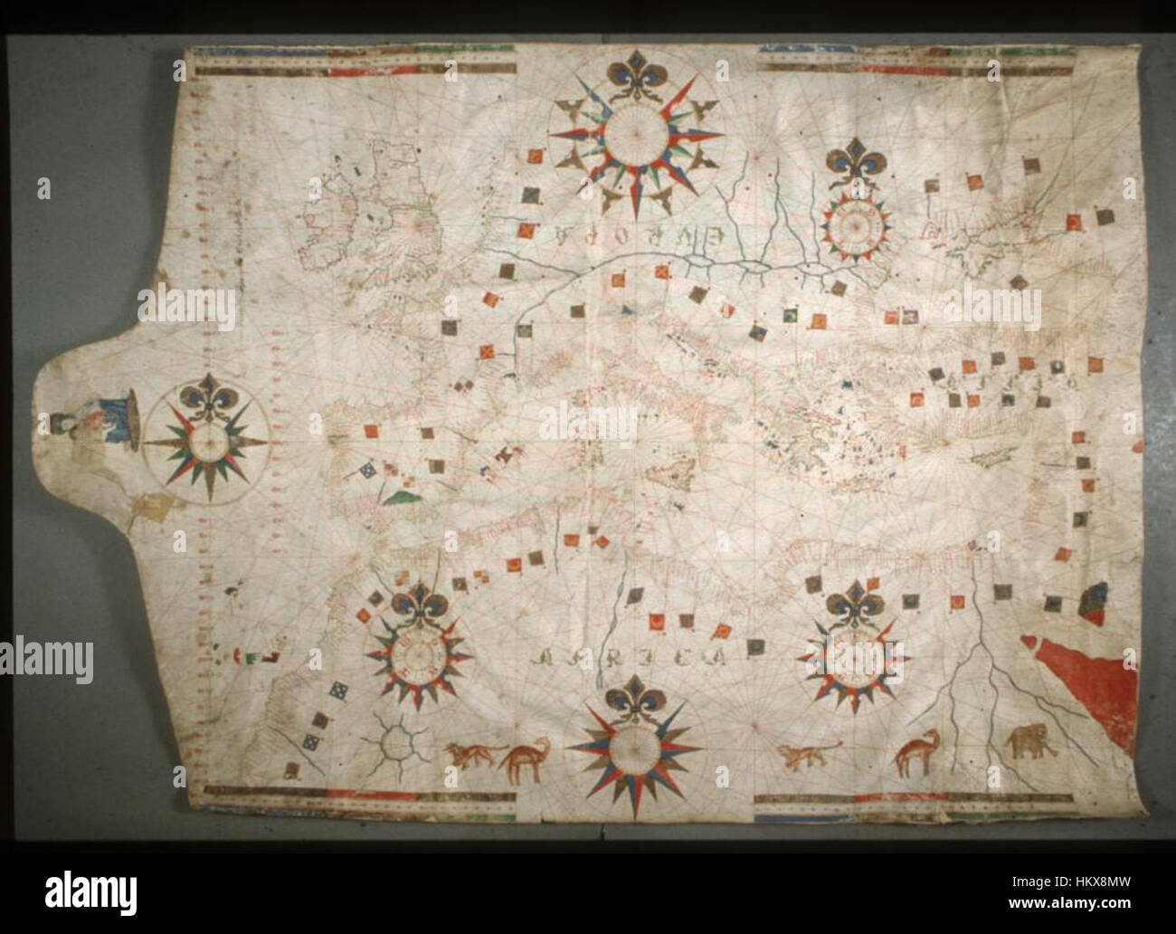 Antique Portolan Chart High Resolution Stock Photography and Images - Alamy