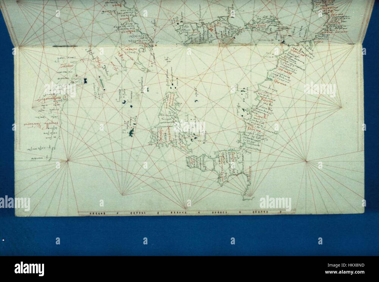 Tyrrhenian sea map hi-res stock photography and images - Alamy