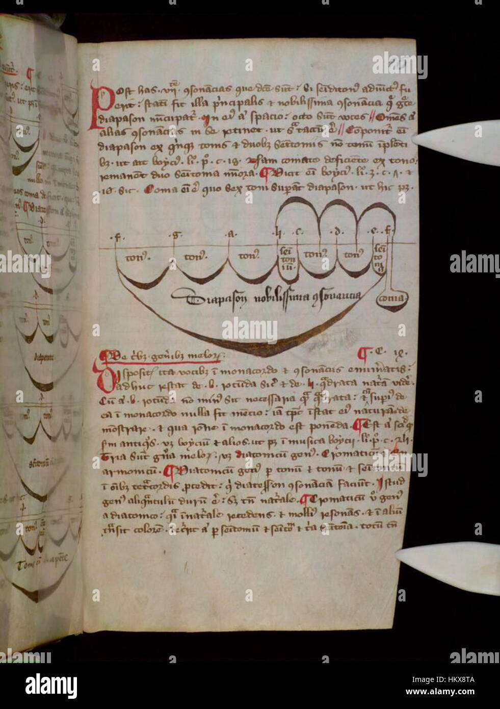 The manuscript Quattuor Principalia Musicae housed in the Bodleian ...