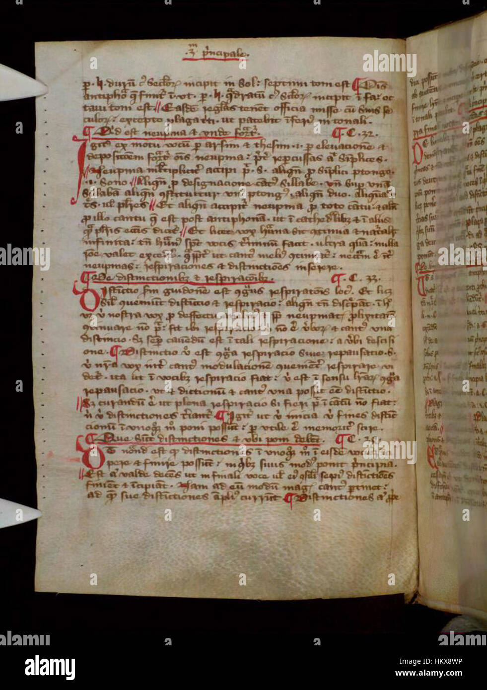 Quattuor principalia musicae, a medieval manuscript housed at the ...