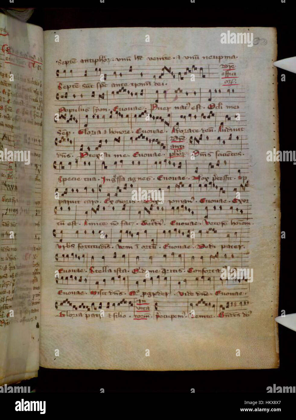 An illuminated manuscript from the Bodleian Libraries, featuring the ...