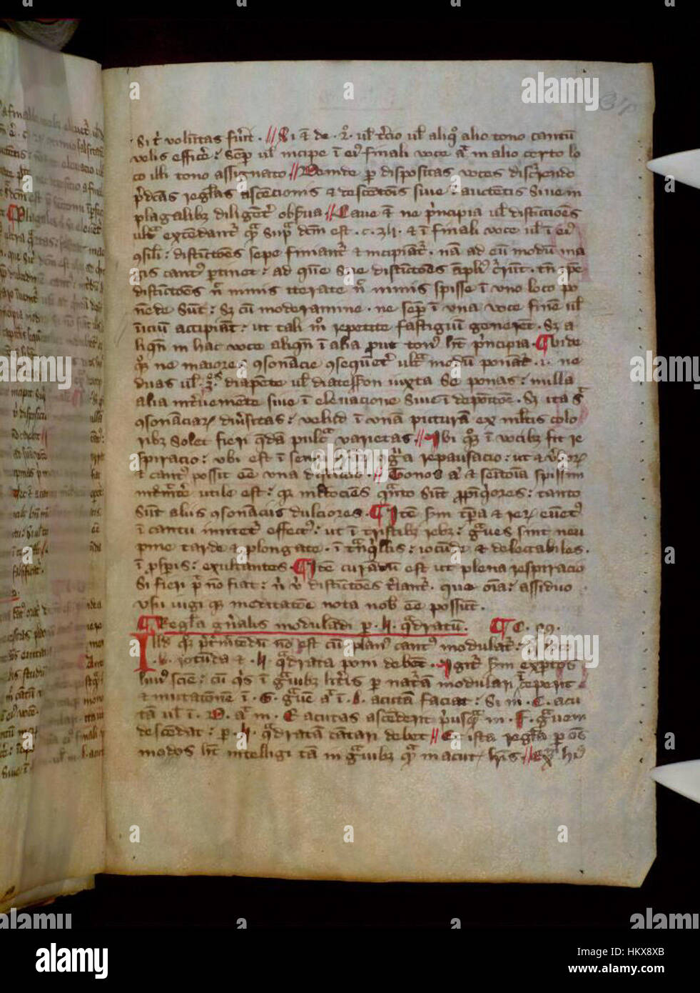 This manuscript, Quattuor principalia musicae, housed at the Bodleian ...