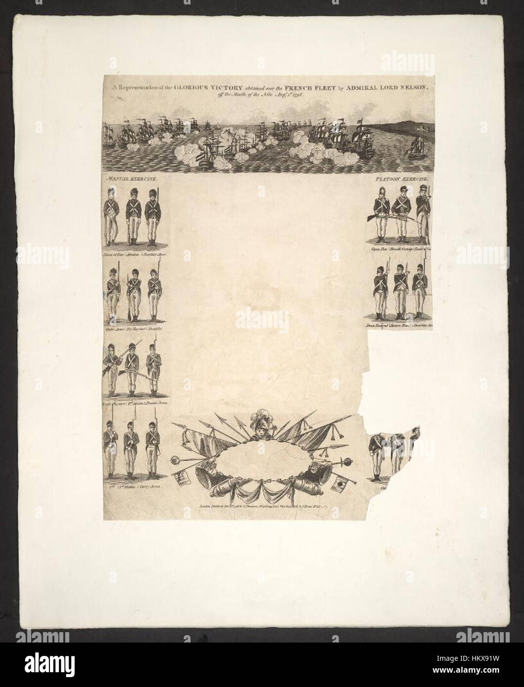 Bodleian Libraries, Representation of the glorious victory obtained ...