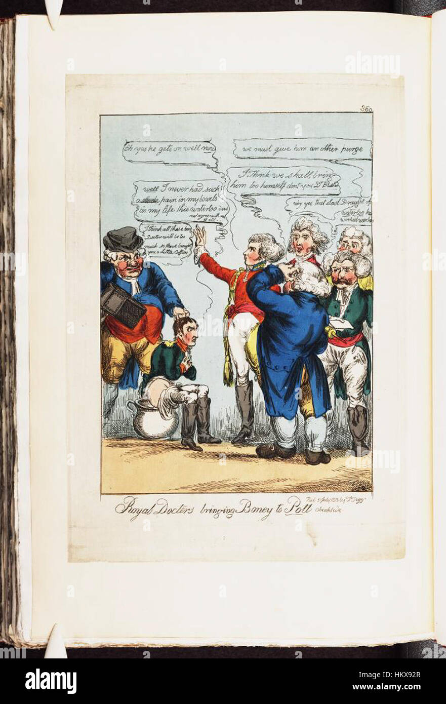 This historical artwork depicts royal doctors bringing the figure of ...