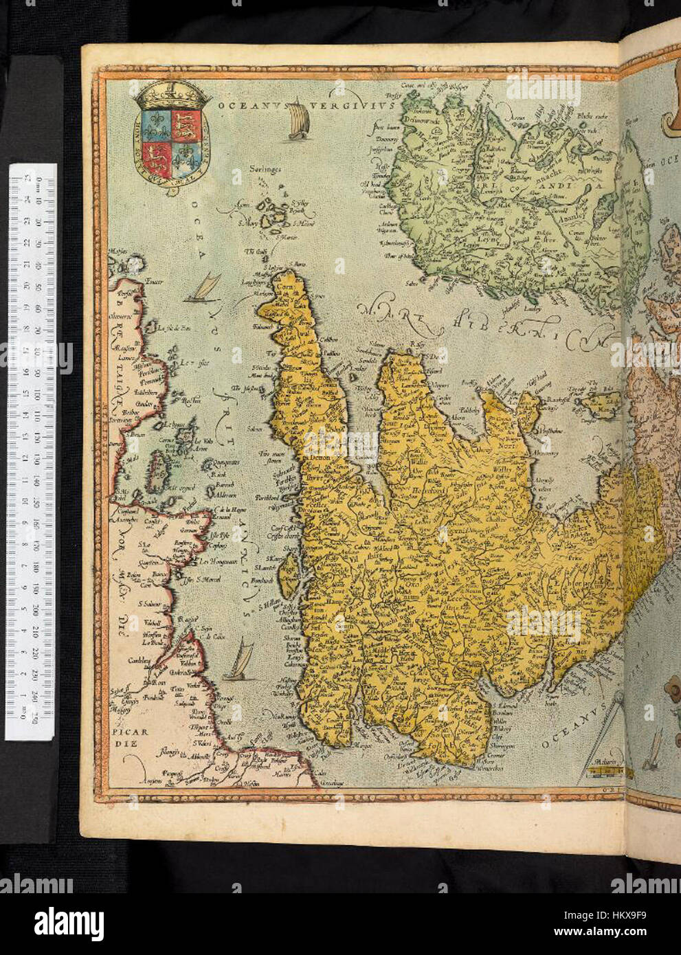 This map from the *Theatrum Orbis Terrarum* series, housed in the Bodleian Libraries, depicts a ...