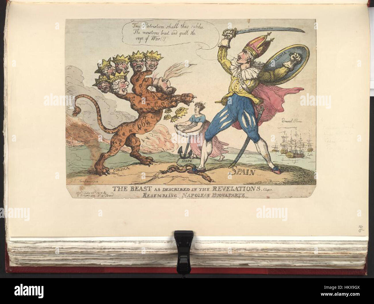 This illustration from the Bodleian Libraries depicts the 'beast' from ...