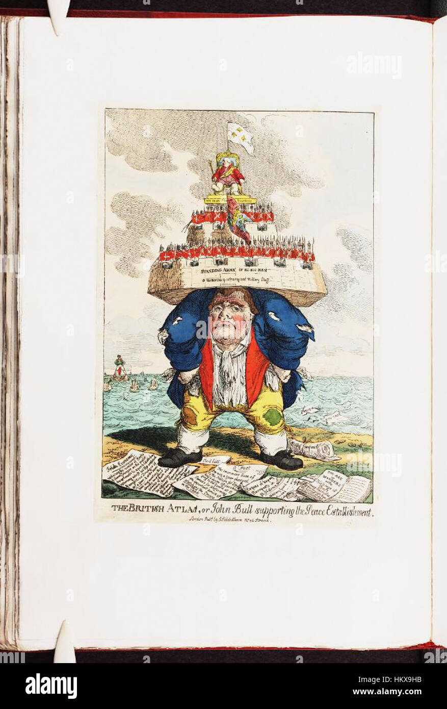 This artwork from the Bodleian Libraries features 'The British Atlas ...