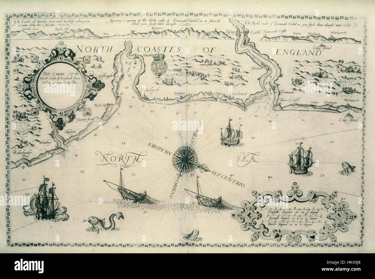 This historical map, held in the Bodleian Libraries collection, depicts ...